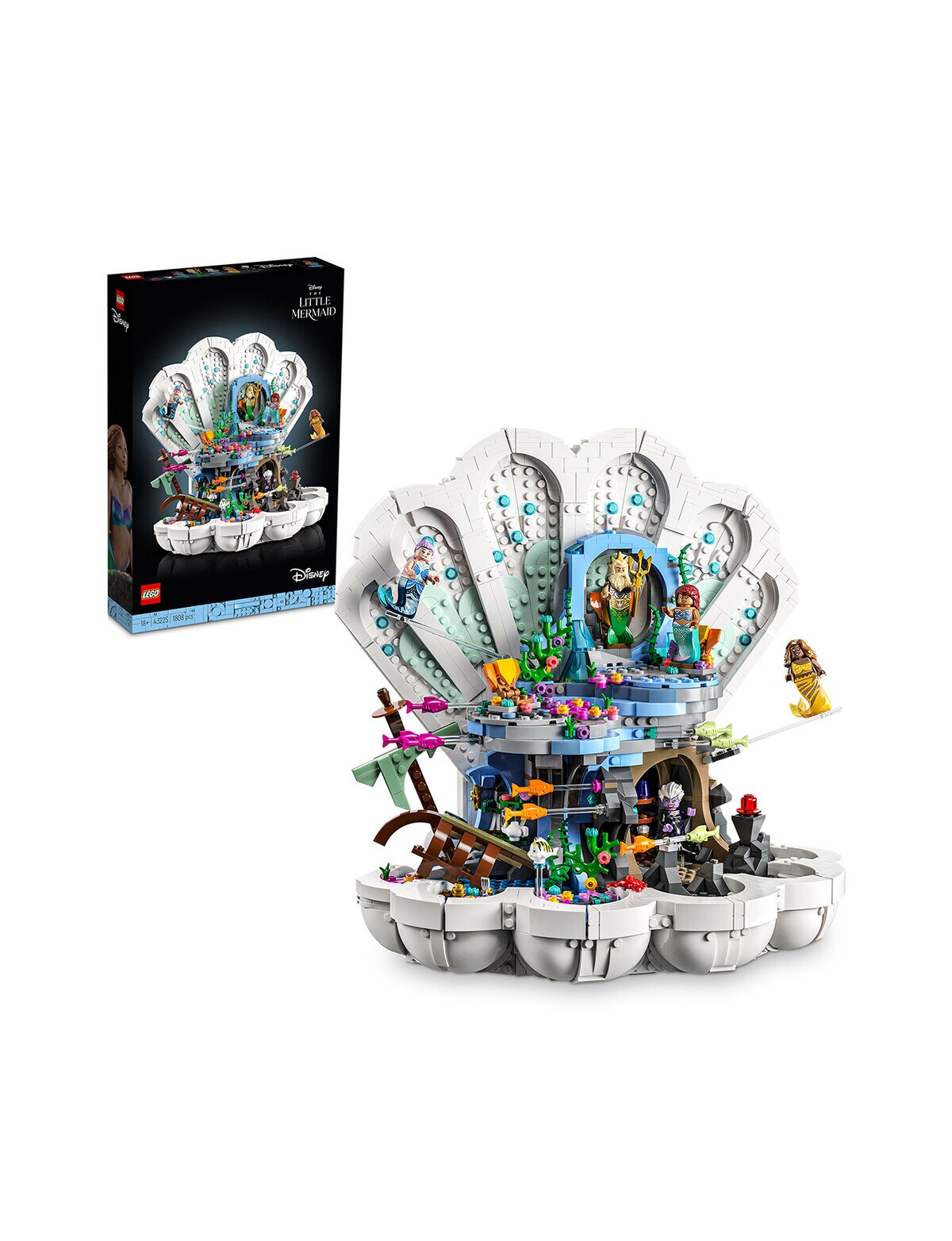 LEGO Disney Princess The Little Mermaid Royal Clam Shell, 43225 - Lego ...