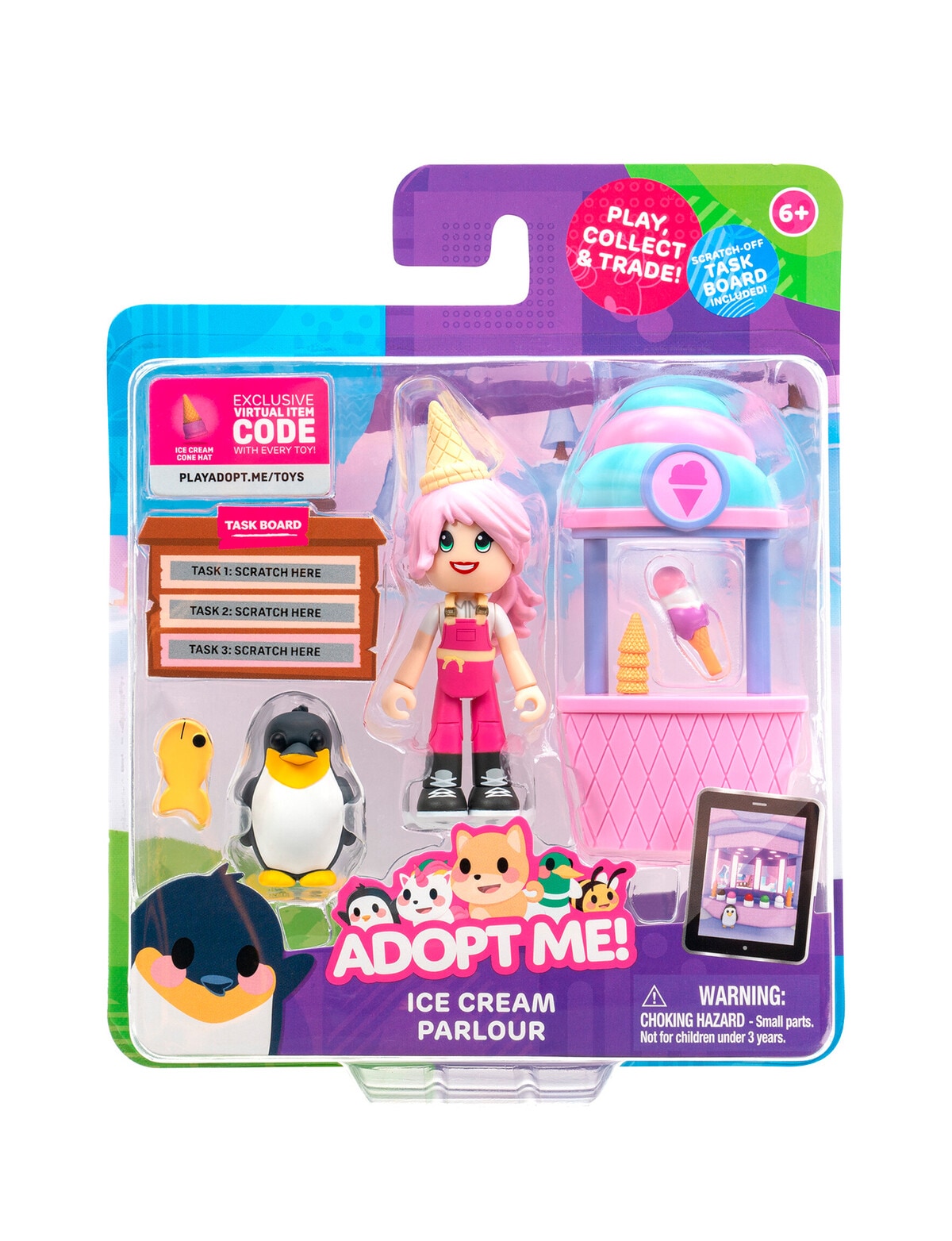 Adopt Me! Adopt Me! Collectible Pets, 2-Pack, Assorted - Action Figures