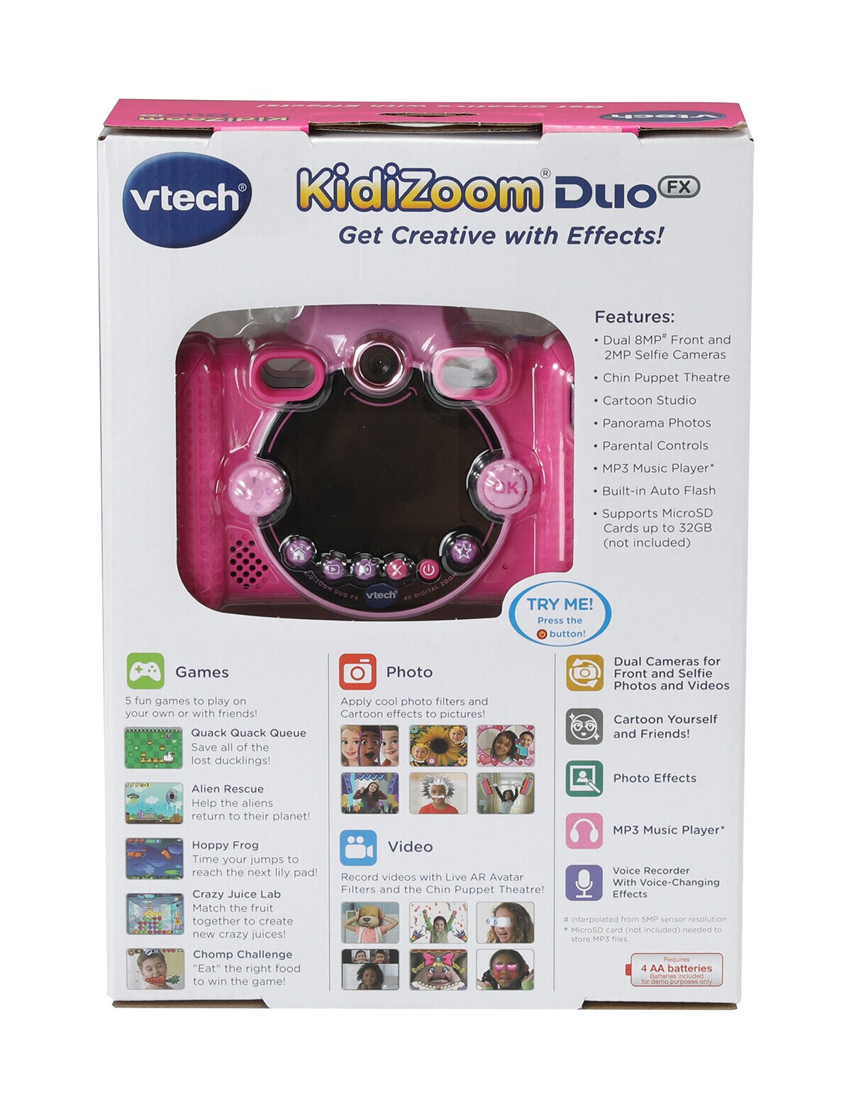 Vtech Kidizoom Duo FX, Pink - Science & Electronic Toys