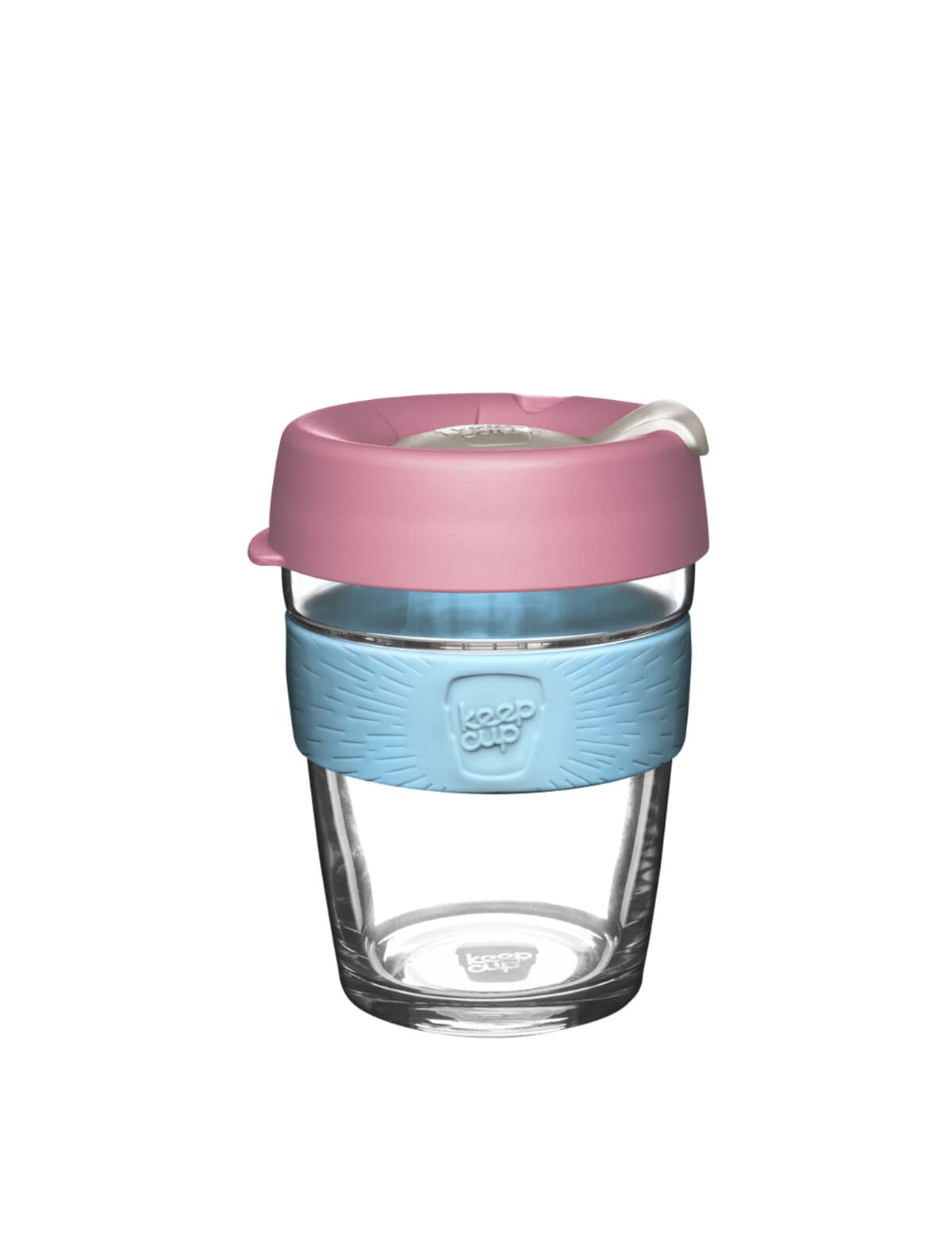 KeepCup Brew Travel Cup, Pink & Blue, 340ml - Tea & Coffee