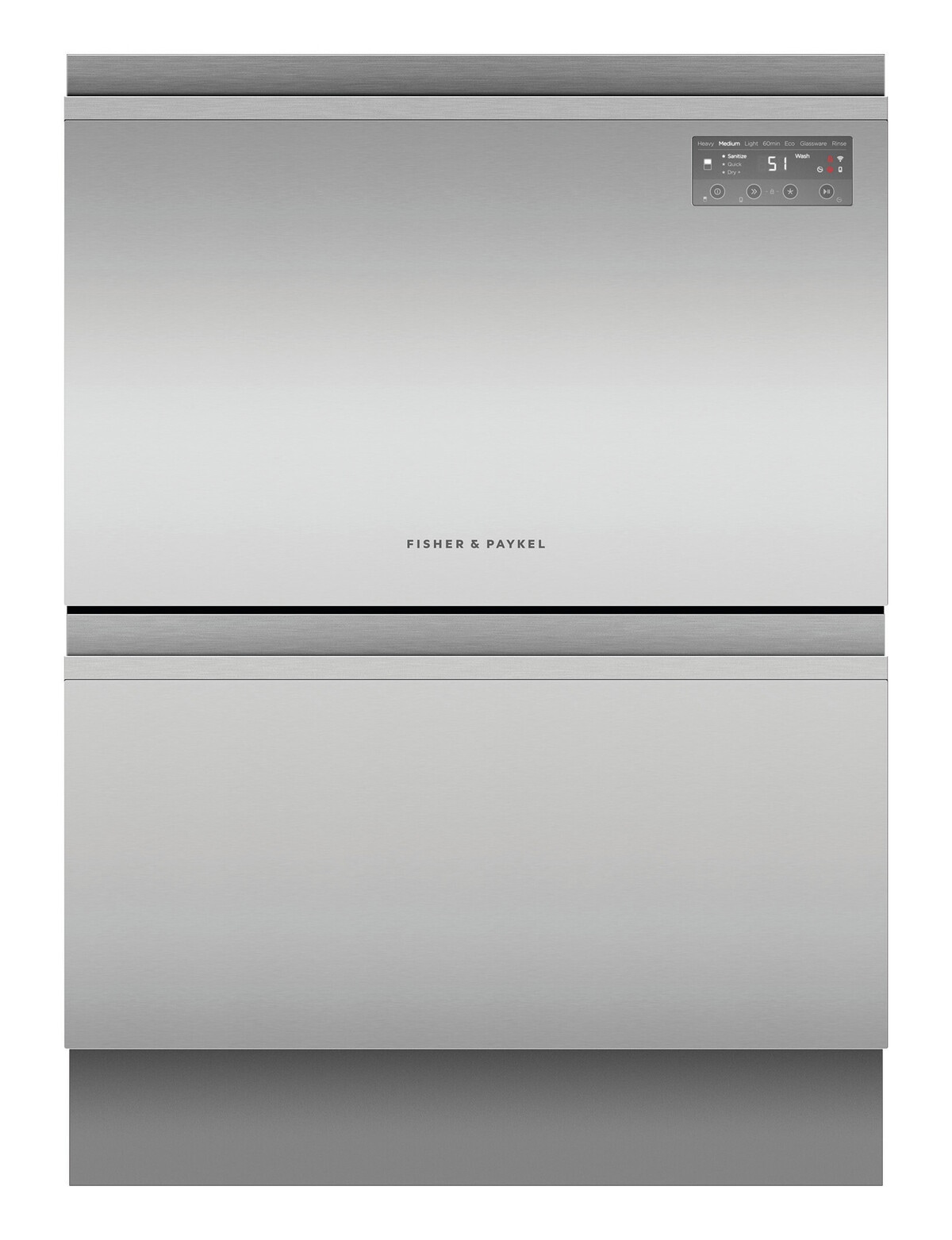Fisher & Paykel Built-under Double DishDrawer, DD60D2NX9 - Dishwashers