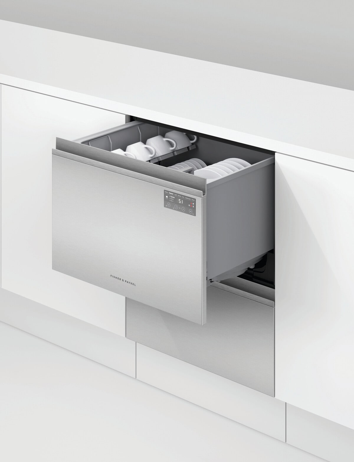 Fisher & Paykel Built-under Double DishDrawer, DD60D2NX9 - Dishwashers