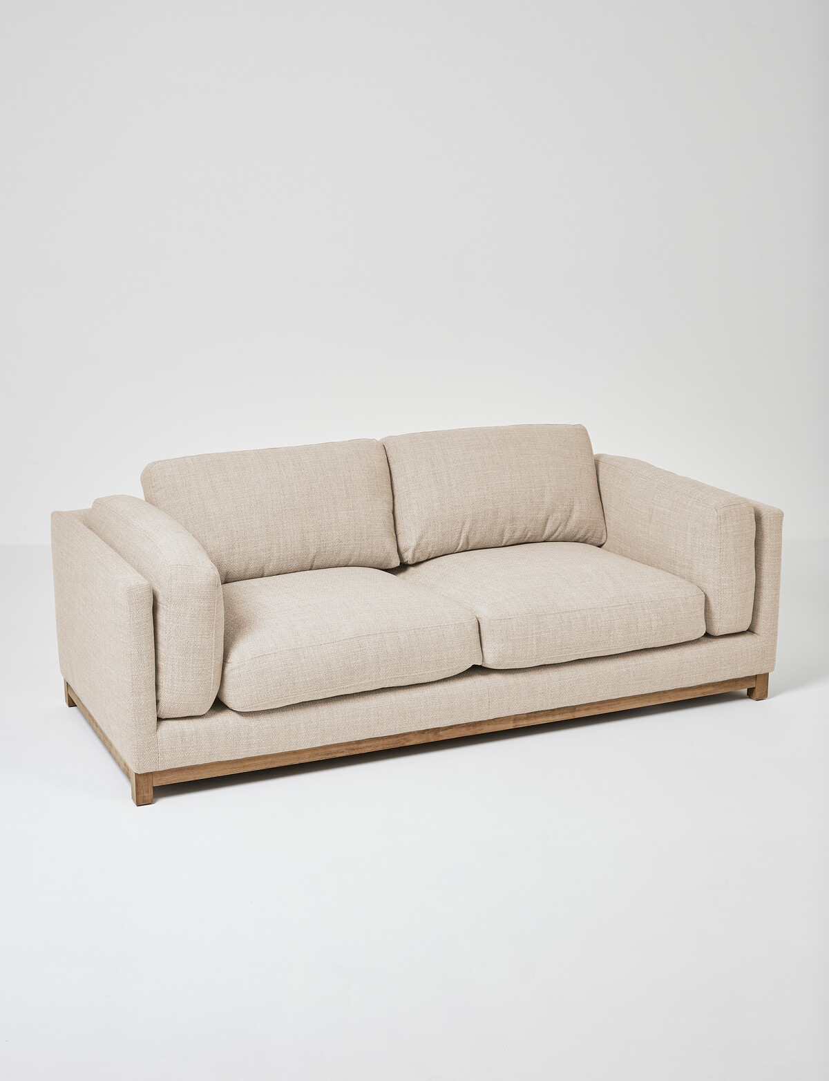 LUCA Furniture Venice Fabric 3 Seater Sofa - Sofas
