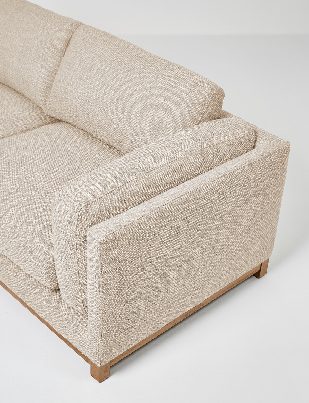 LUCA Furniture Venice Fabric 3 Seater Sofa - Sofas