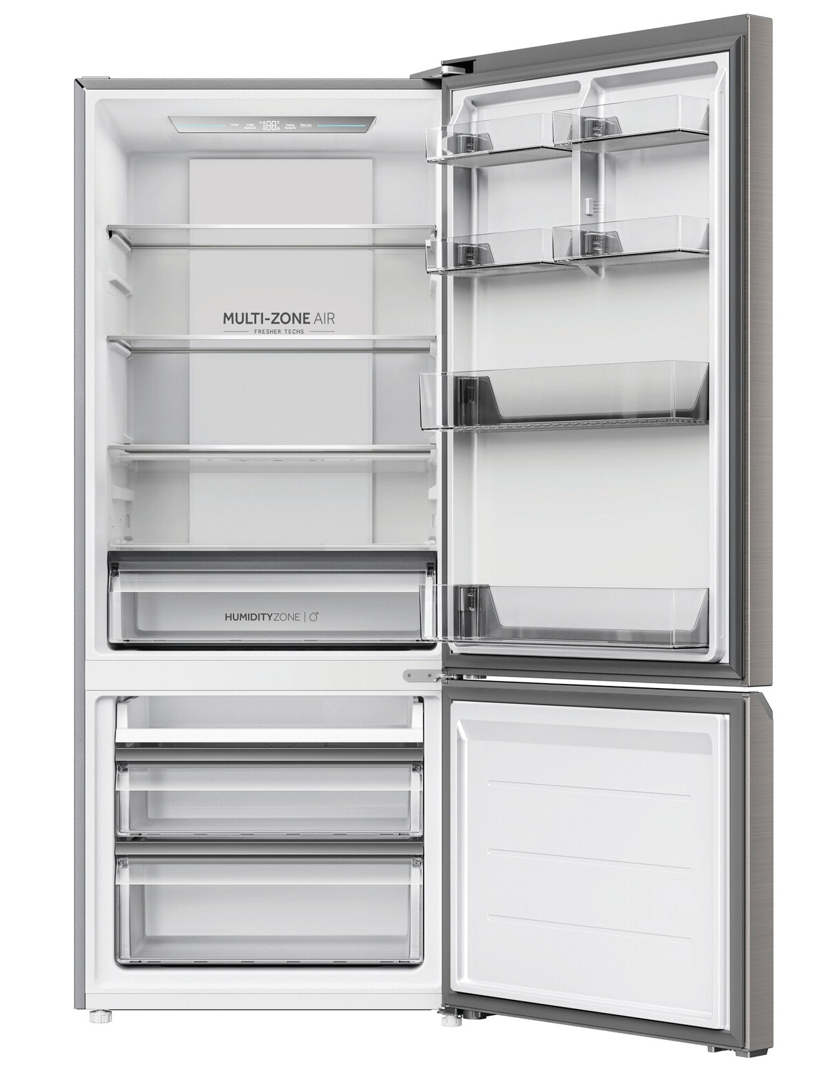 Haier 433L Bottom Mount Fridge Freezer, HRF420BS - Fridges & Freezers
