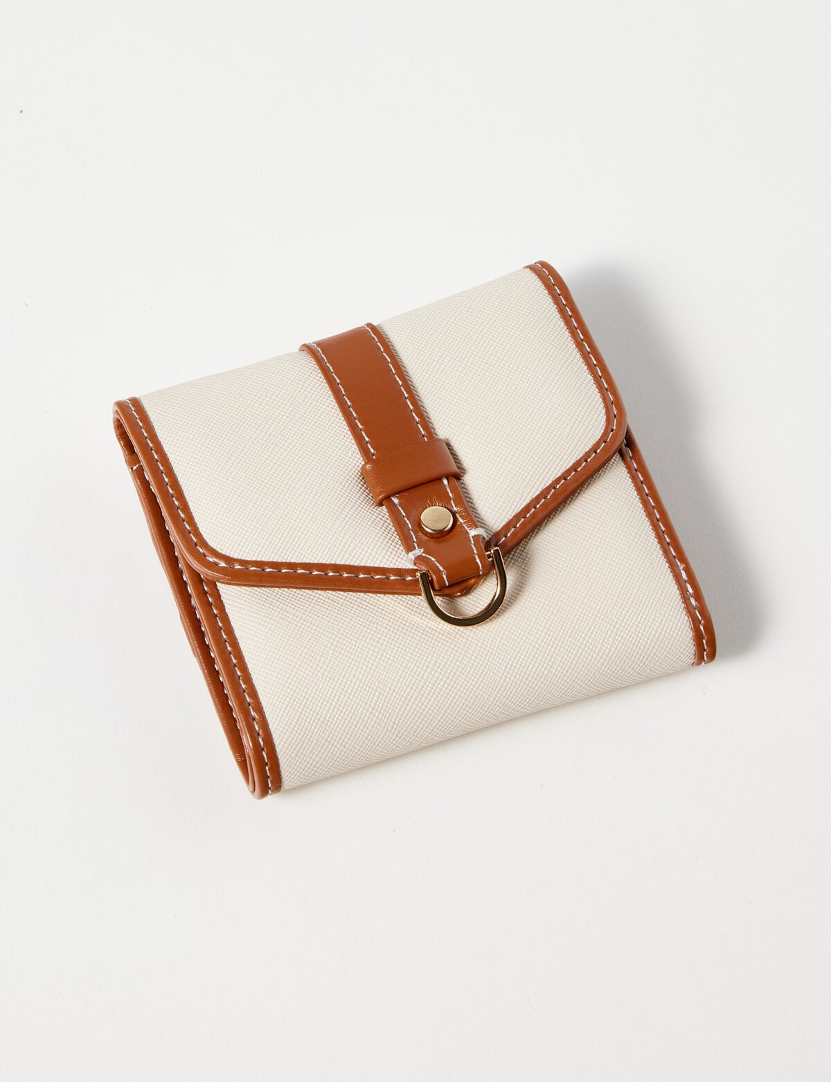 Boston + Bailey Medium Foldover Wallet , Tan - Wallets
