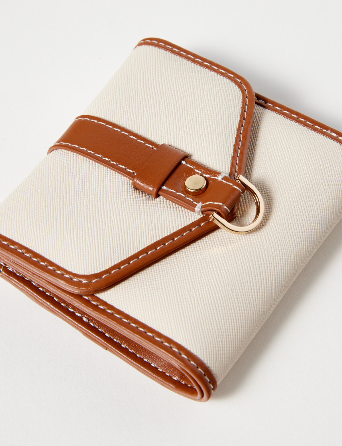 Boston + Bailey Medium Foldover Wallet , Tan - Wallets