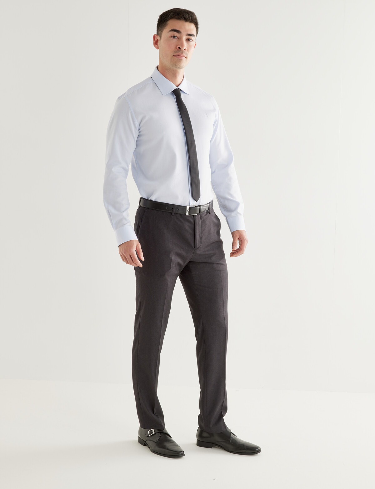 Laidlaw + Leeds Marcella Long Sleeve Dobby Shirt, Light Blue - Formal ...