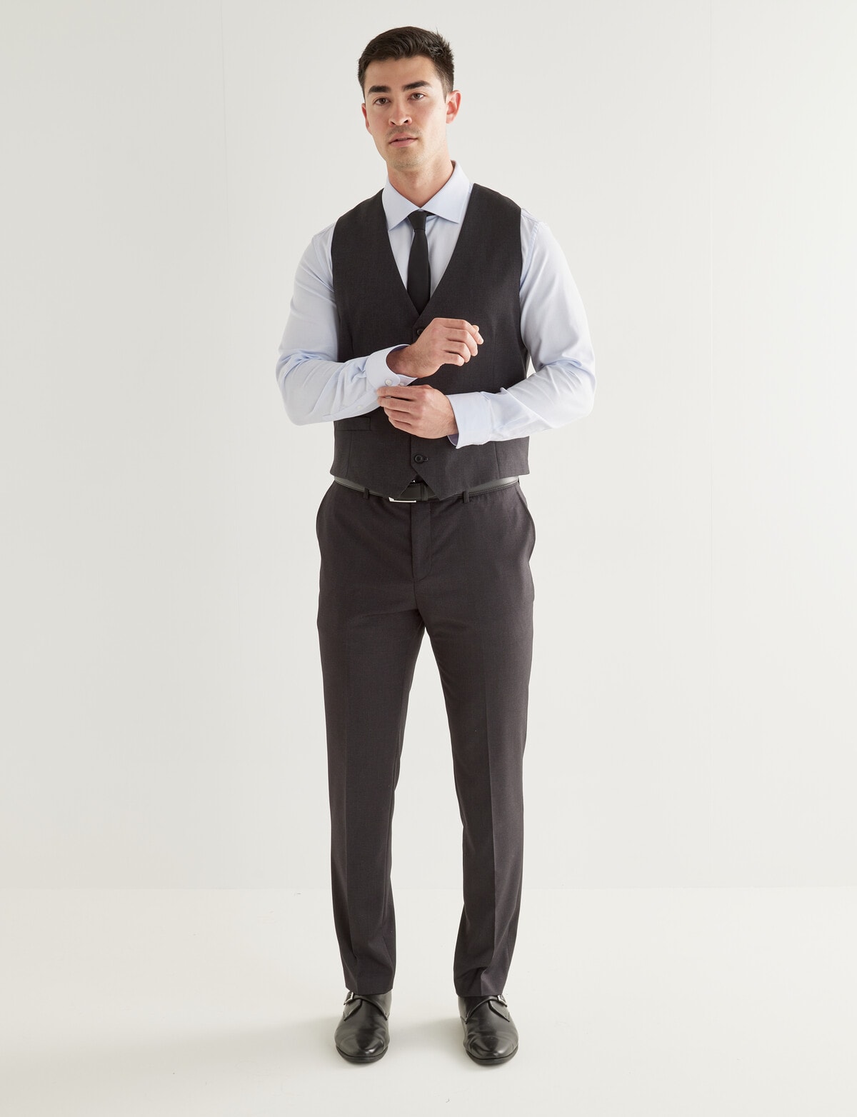Laidlaw + Leeds Marcella Long Sleeve Dobby Shirt, Light Blue - Formal ...
