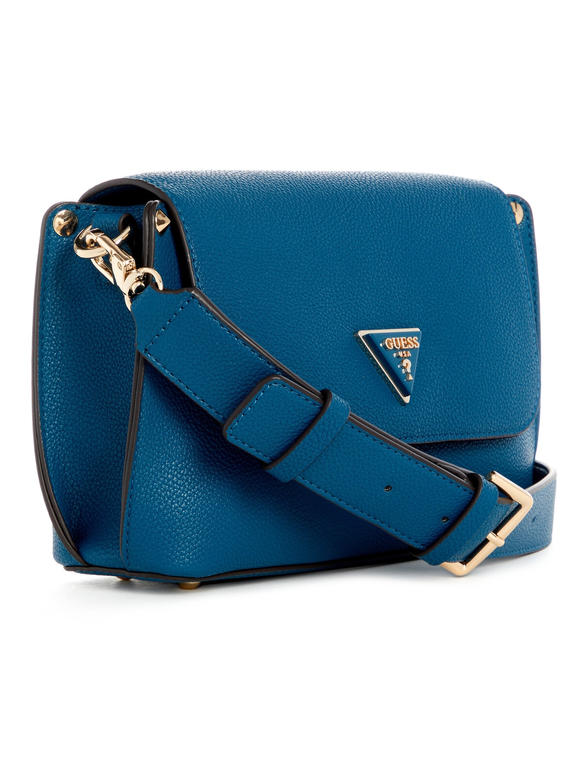 Guess Meridian Flap Shoulder Bag, Petrol - Handbags