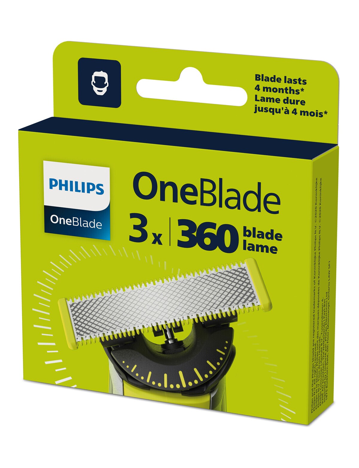 Philips OneBlade 360 Blade, 3-Pack, QP430/50 - Men's Shaving & Grooming