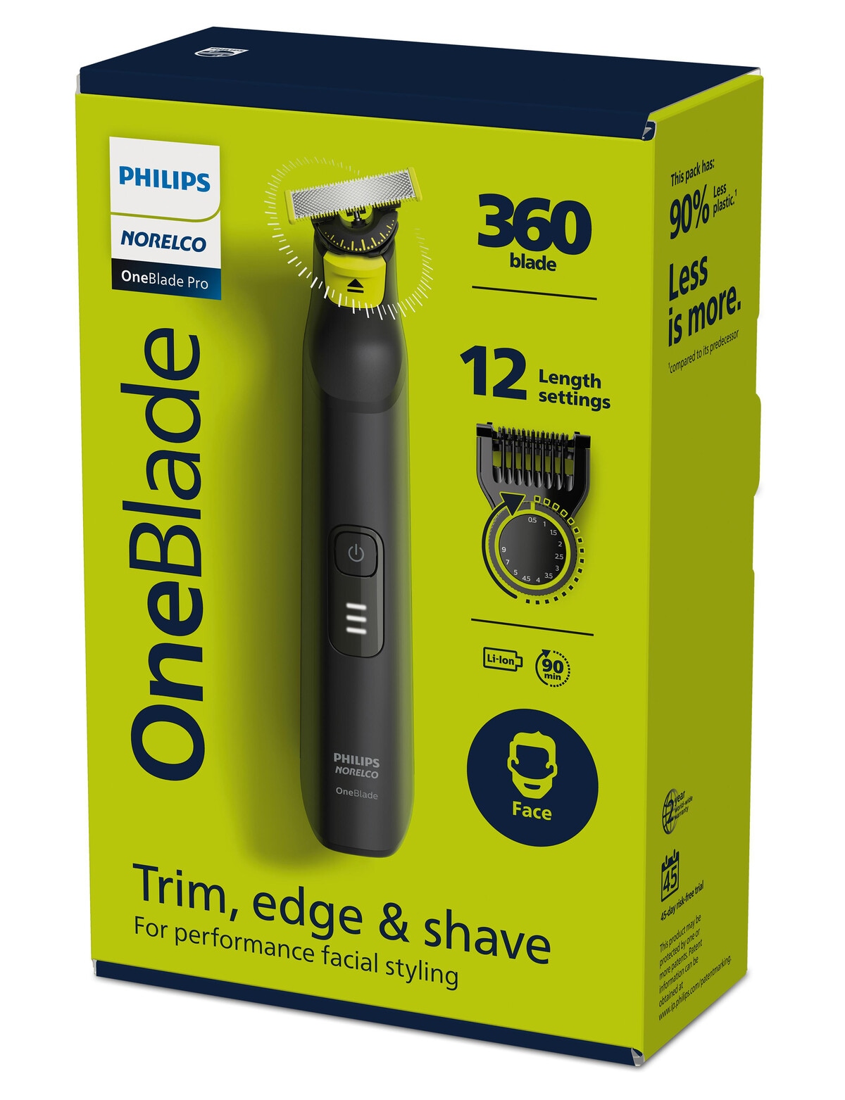 Philips OneBlade 360 Pro Face Hair Trimmer, QP6531/15 - Men's Shaving ...