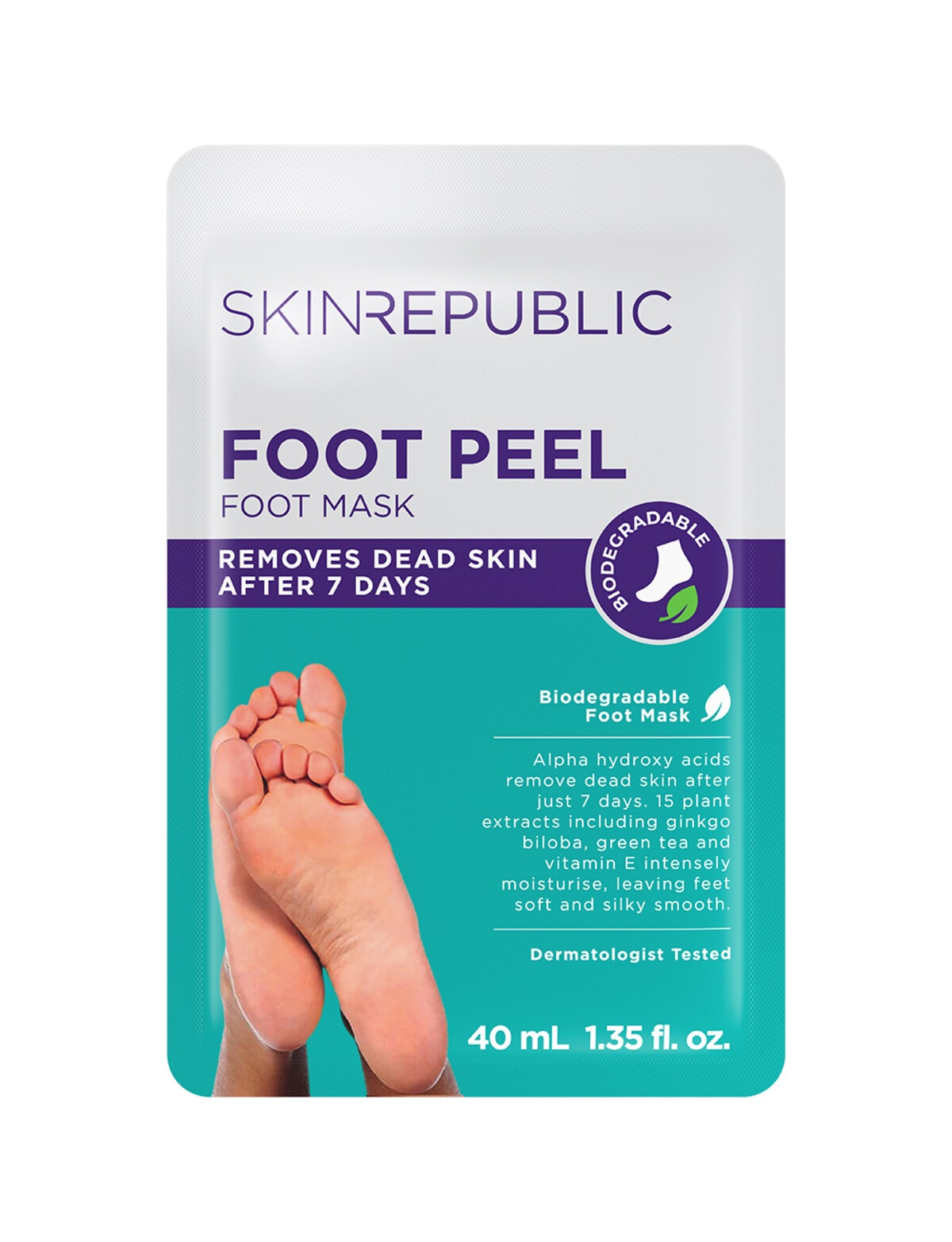 Skin Republic Biodegradable Foot Peel - Treatments & Masks