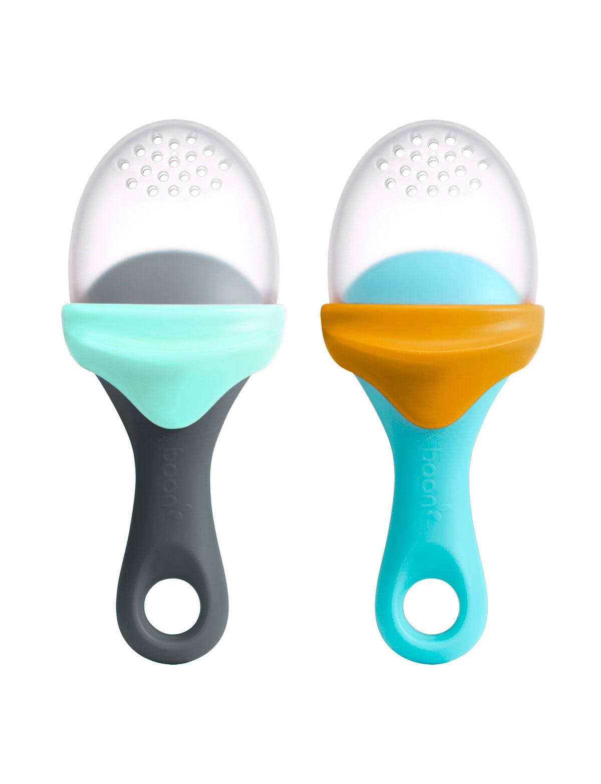 Boon Pulp Silicone Feeder, 2-Pack, Grey & Blue - Feeding