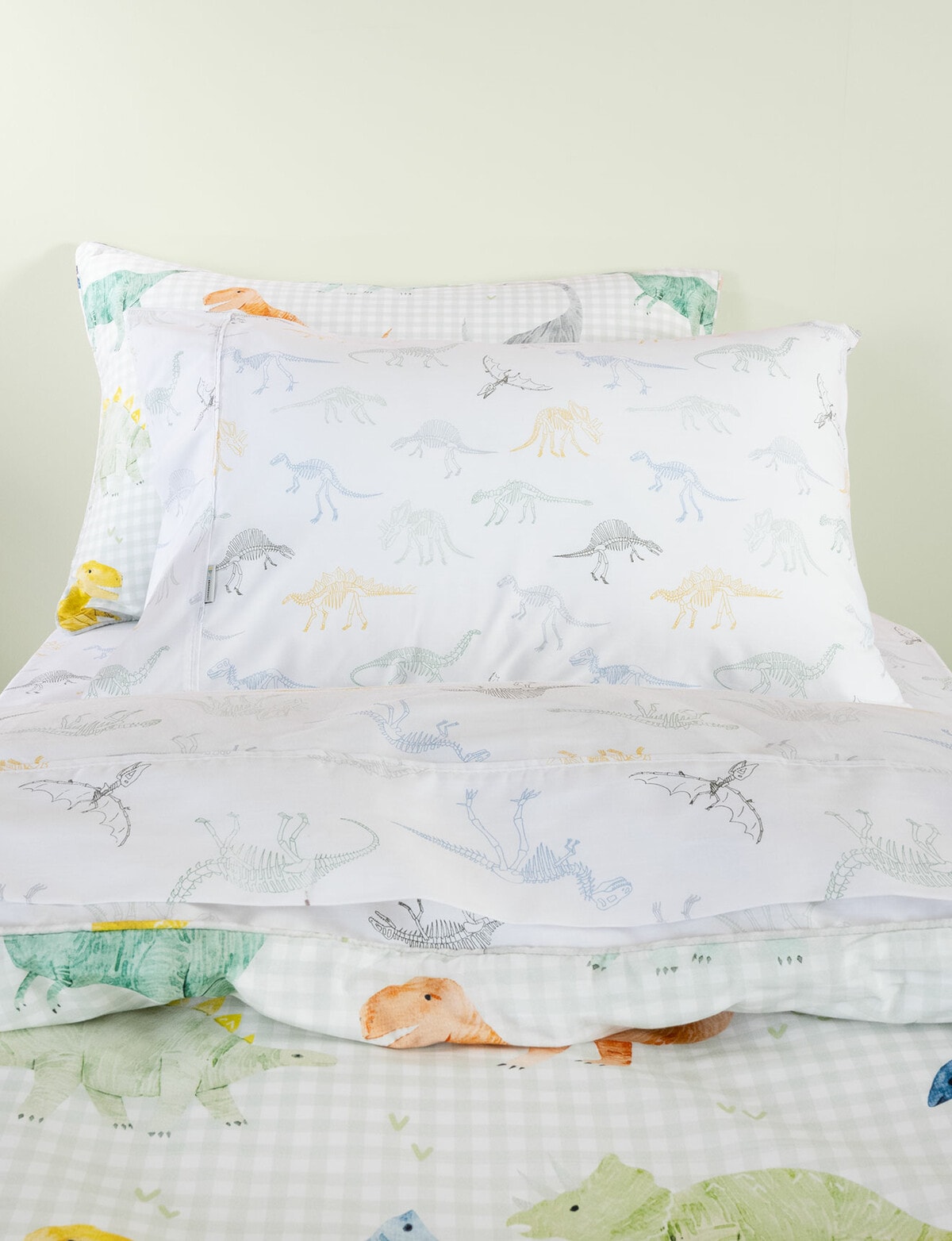 Linen House Kids Dinosnore Sheet Set - Bed Sheets & Pillowcases