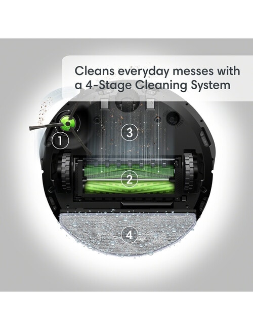 iRobot Roomba Combo i5+ Robotic Vacuum, i557800 - robot vacuums