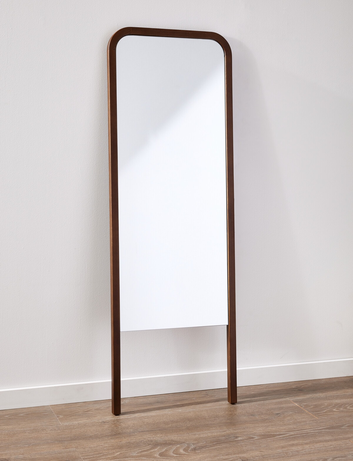 M&Co Turner Floor Mirror, Walnut - Mirrors