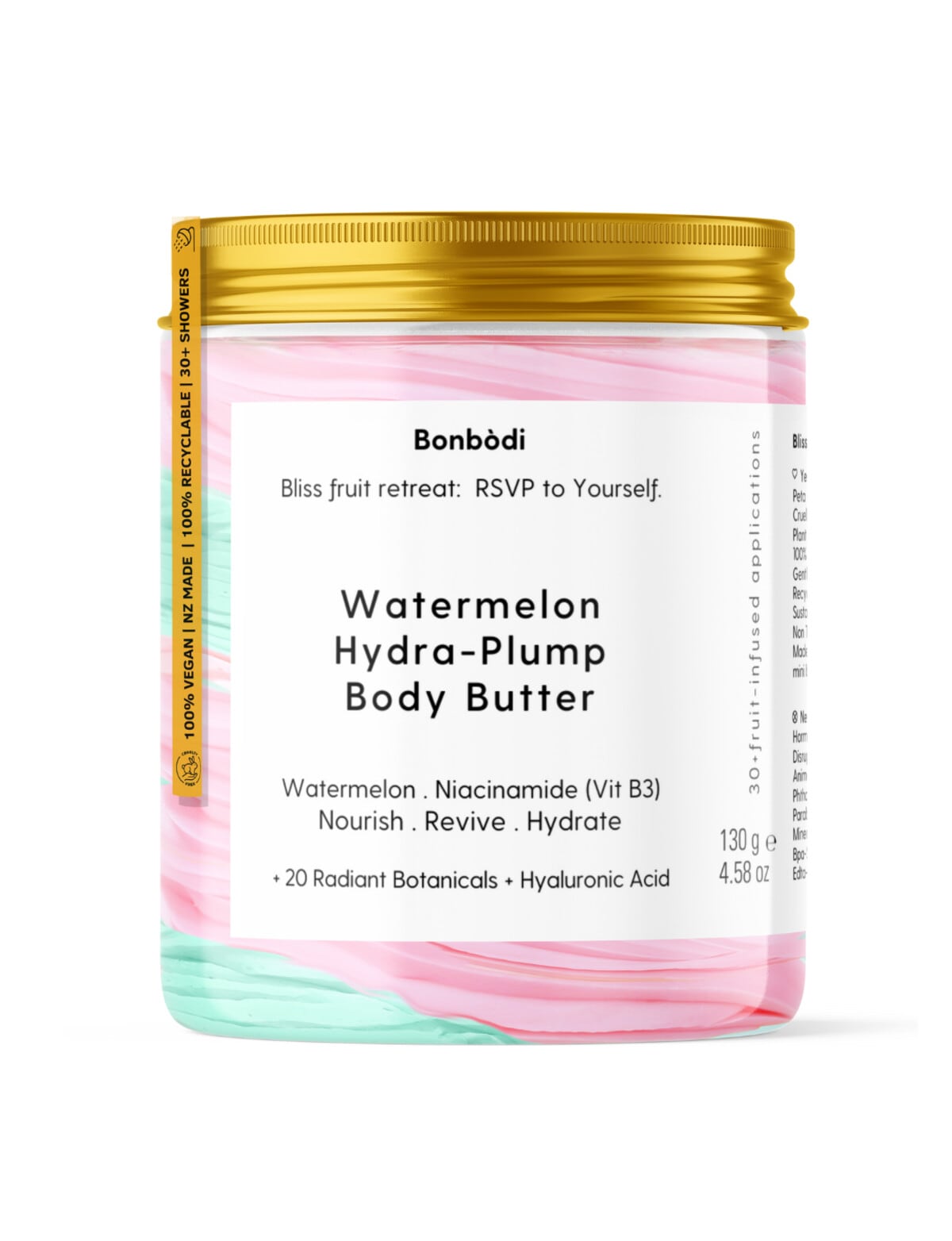 Bonbodi Watermelon Hydra-Plump Body Butter, 130g - Bath & Shower Care