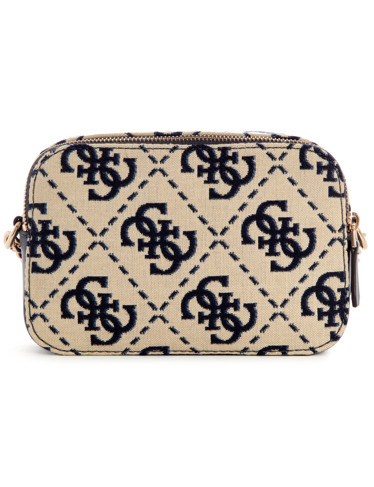 Guess Ruma Crossbody Camera Bag, Navy Logo - Handbags