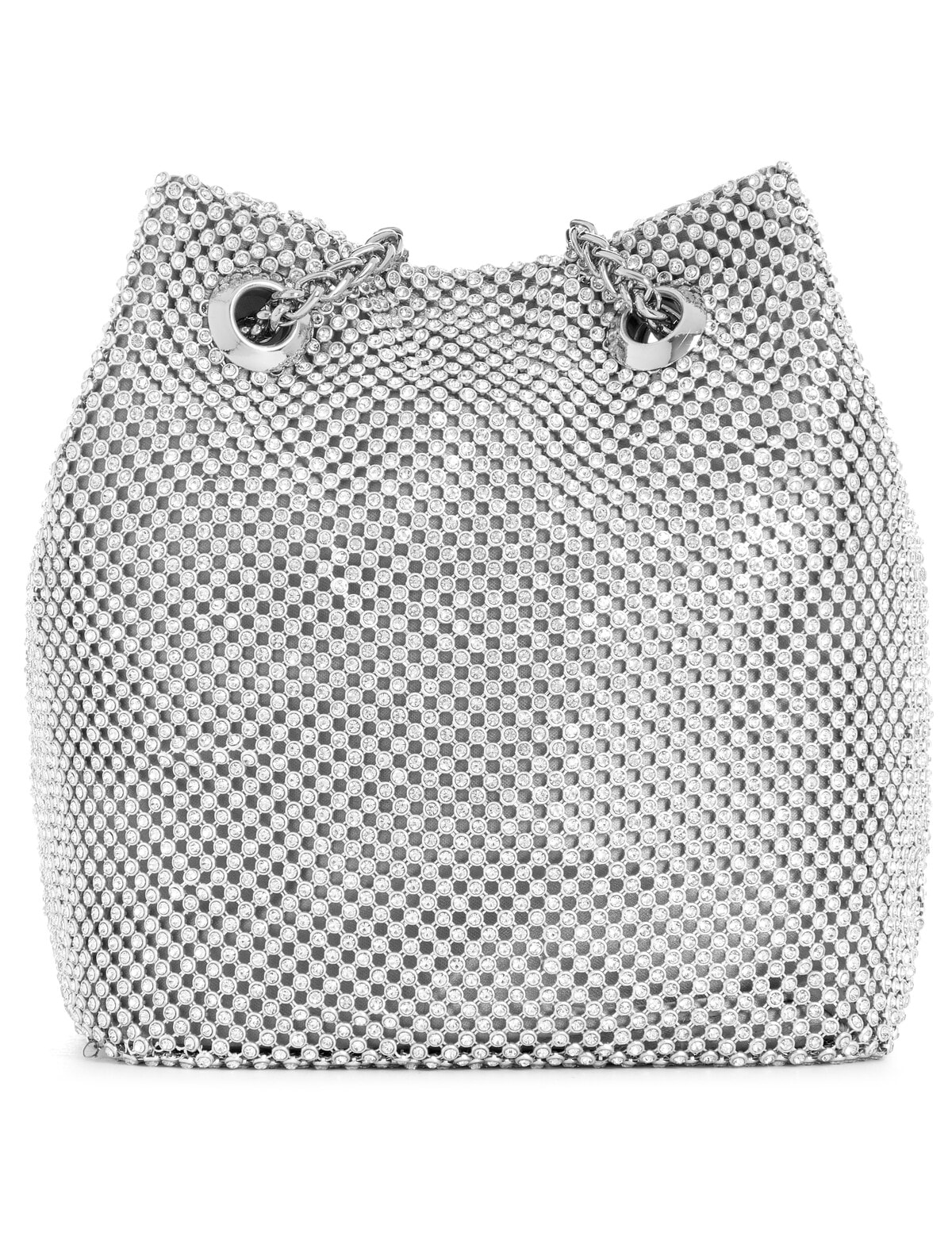 Guess Lua Pouch, Silver - Handbags