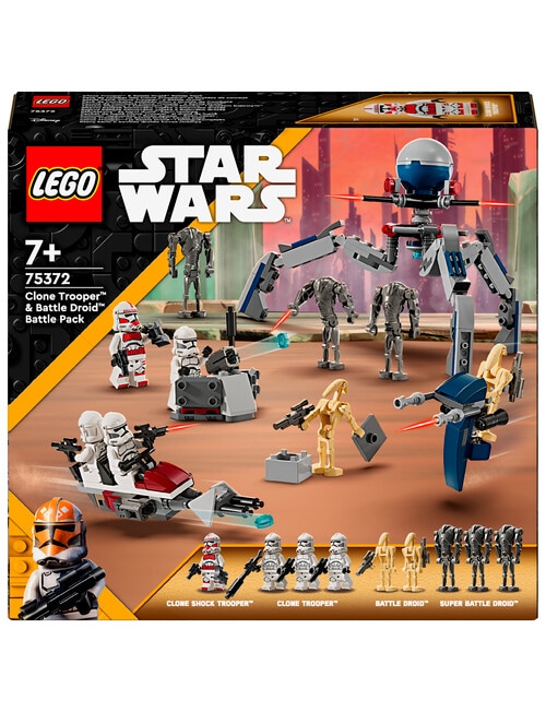 LEGO Star Wars Clone Trooper & Battle Droid Battle Pack, 75372 - Lego ...