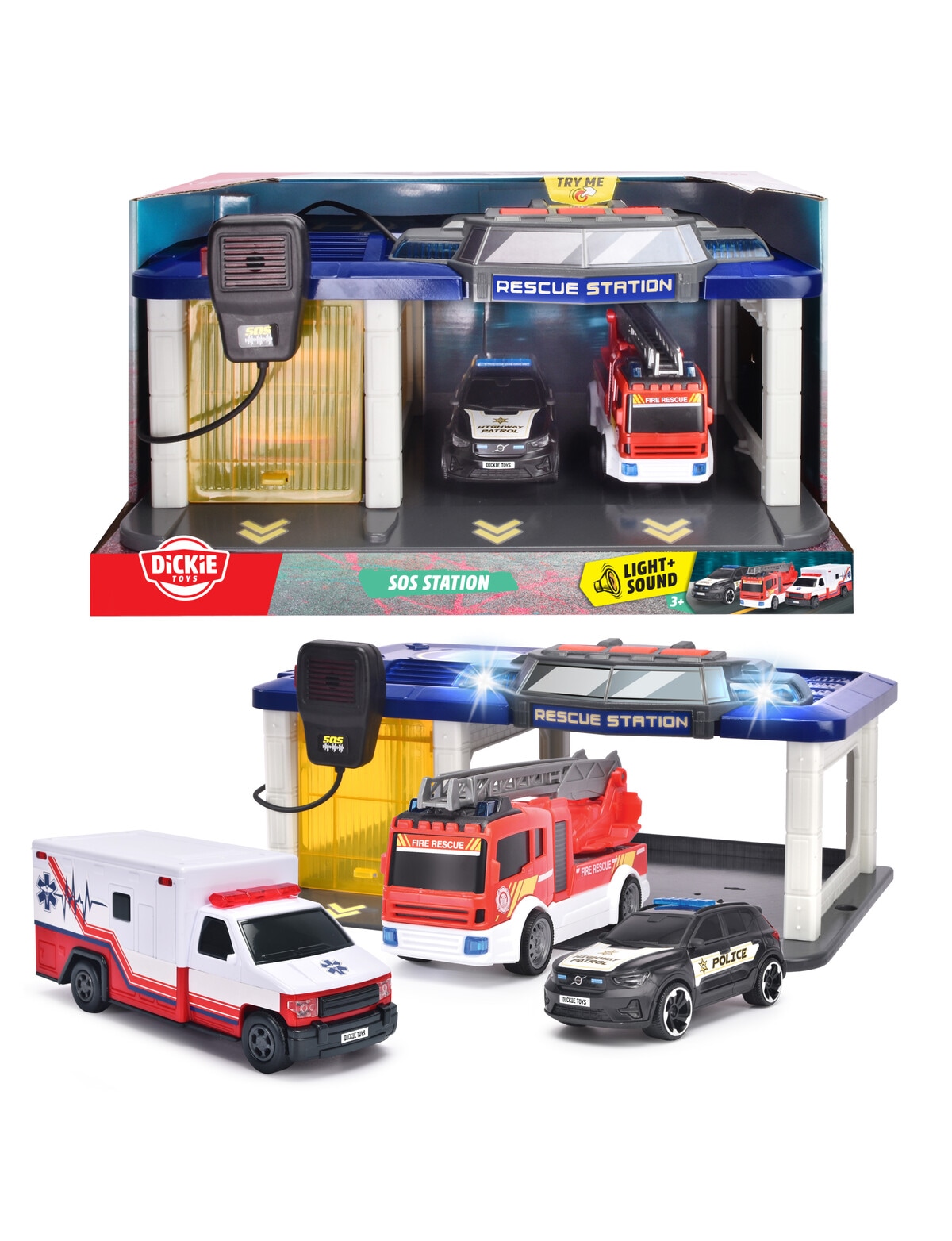 Dickie SOS Station - Cars, Trucks & Remote Control