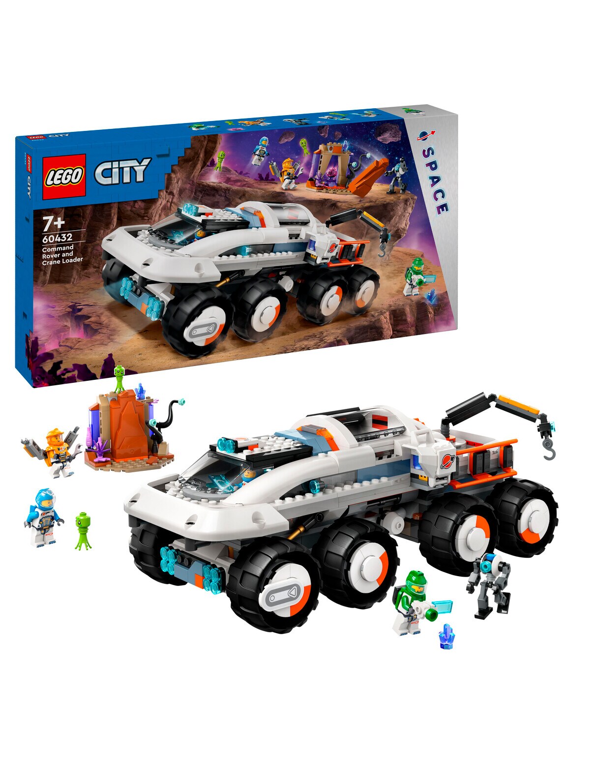 LEGO City Command Rover and Crane Loader, 60432 - Lego & Construction