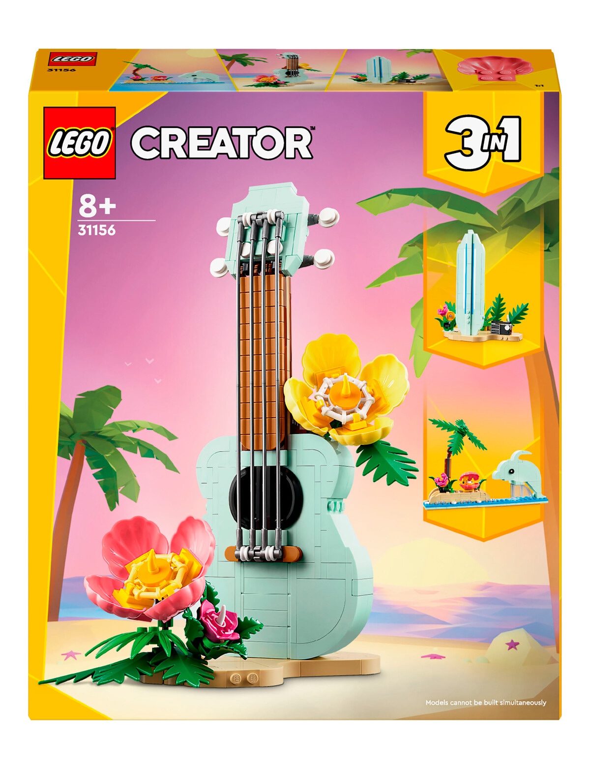 LEGO Creator 3-in-1 Tropical Ukulele, 31156 - Lego & Construction