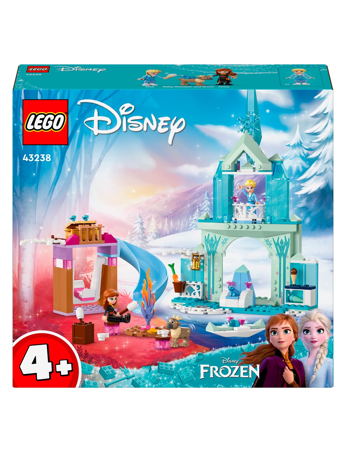 LEGO Disney Princess Disney Frozen Elsa's Frozen Castle, 43238 - Lego ...