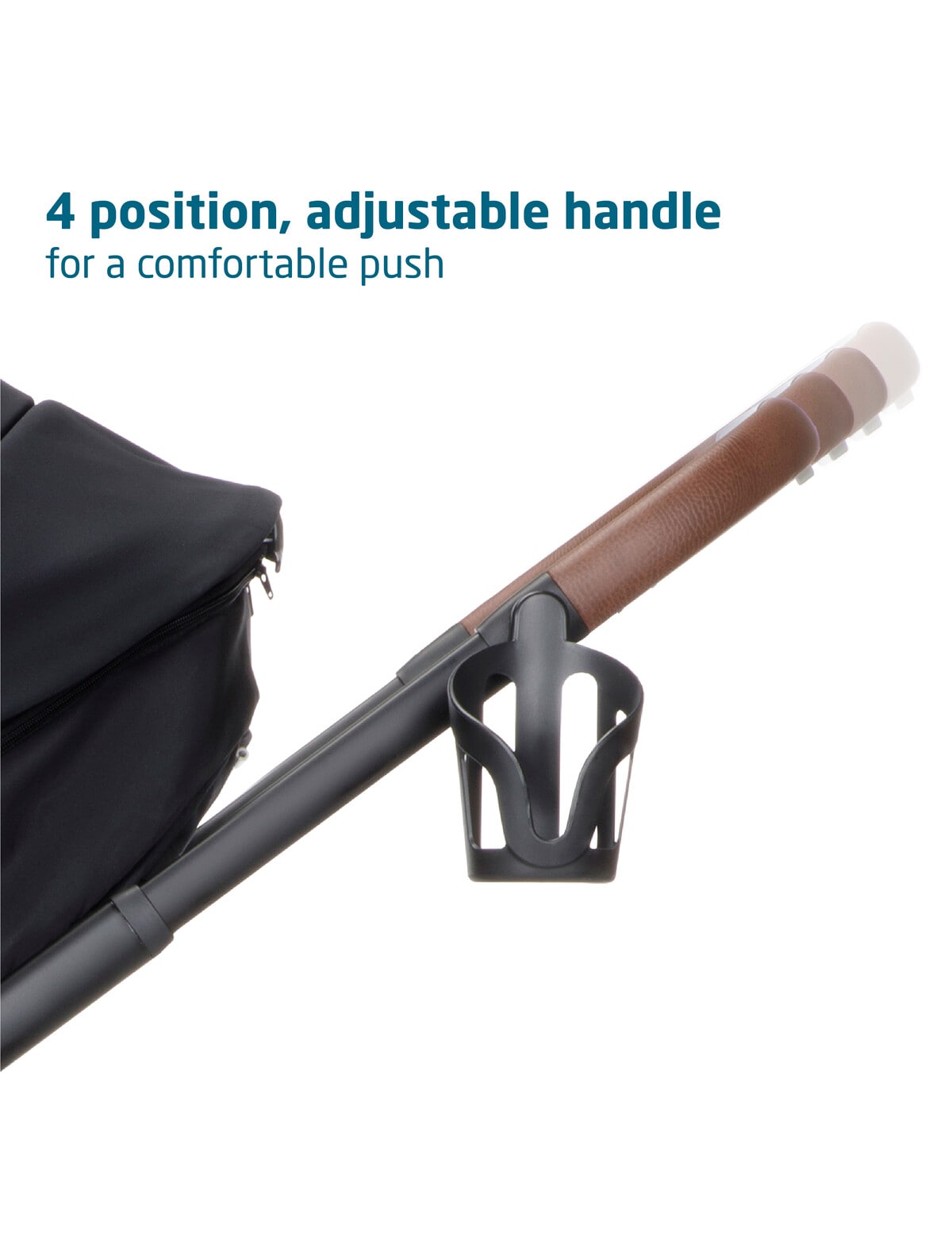 Maxi-Cosi Tayla Max Modular 4-Wheel Stroller -Black - Prams & Strollers