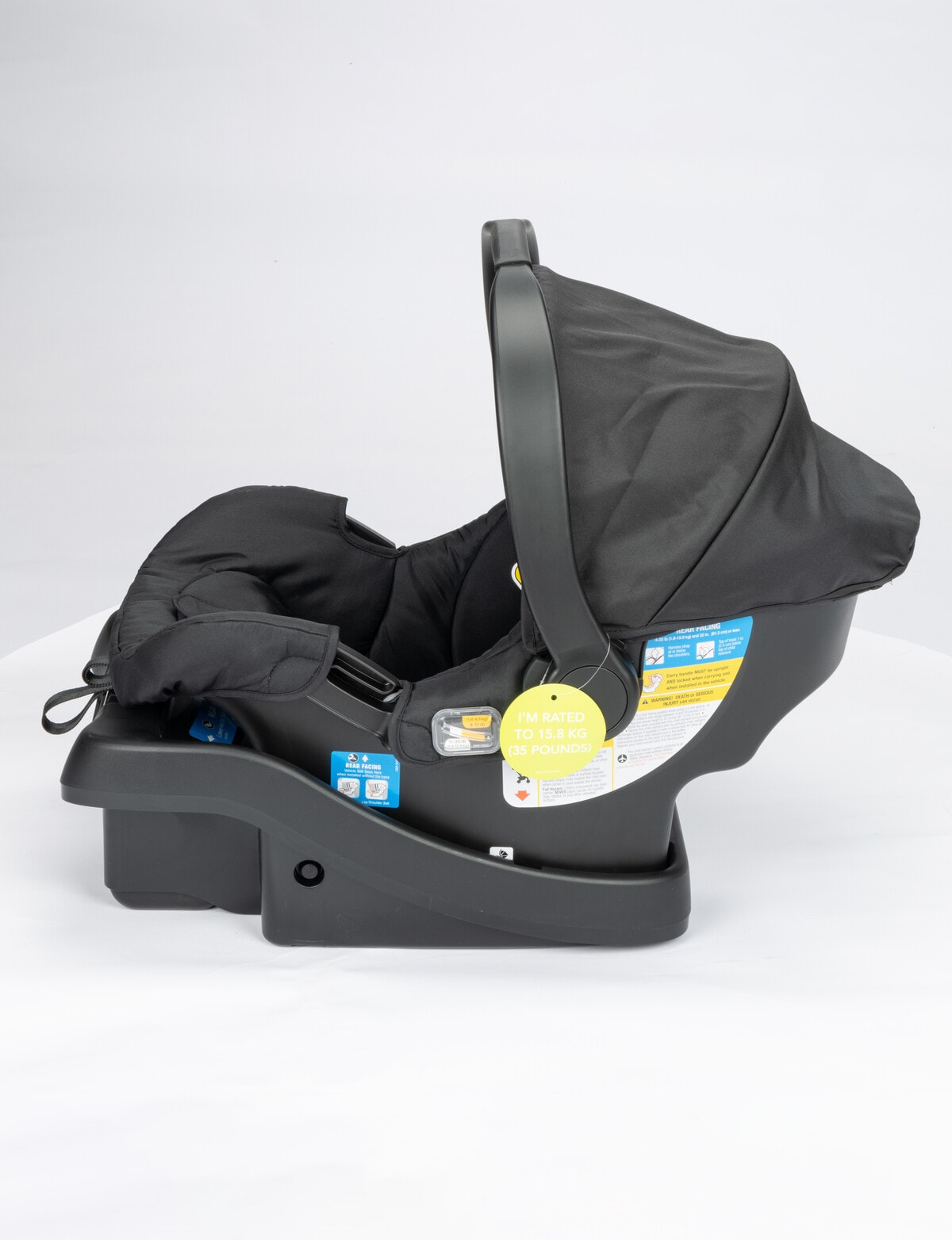 Safety First 3-Wheel Travel System, Black - Prams & Strollers