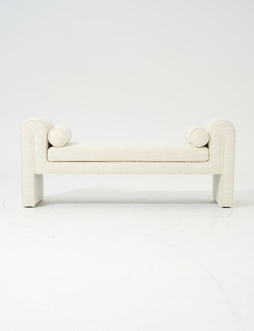 LUCA Soho Bench, Boucle Natural - Bedroom Furniture