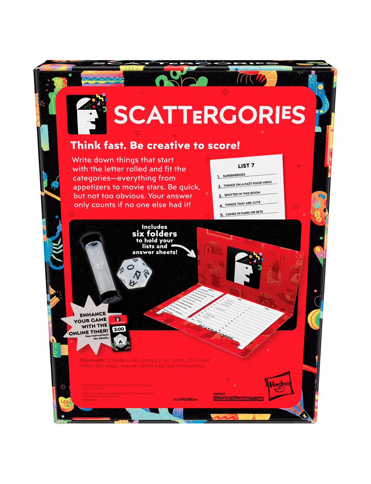Hasbro Games Scattergories - Board Games
