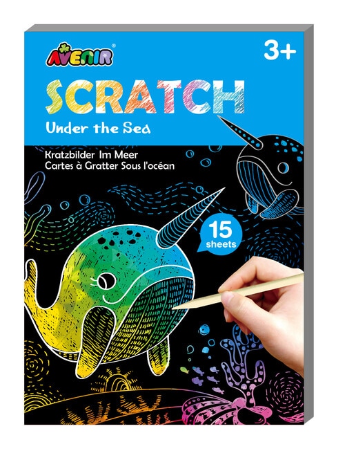 A6 Mini Scratch Book, Assorted - Arts & Crafts