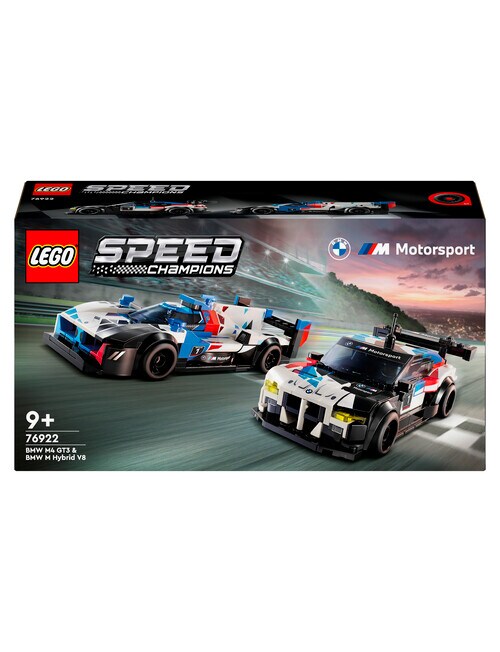 LEGO Speed Champions BMW M4 GT3 & BMW M Hybrid V8 Race Cars, 76922 ...