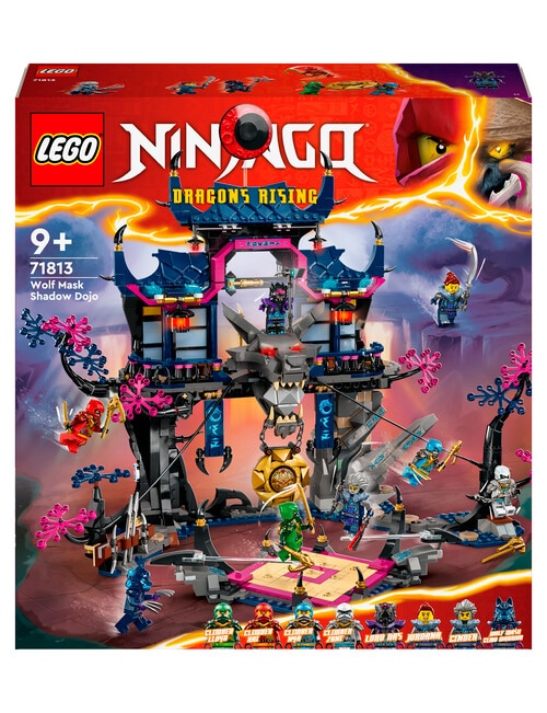 LEGO NINJAGO Wolf Mask Shadow Dojo, 71813 - Lego & Construction