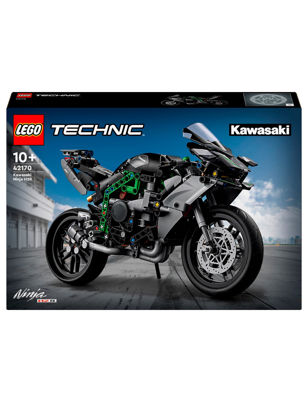 LEGO Technic Kawasaki Ninja H2R Motorcycle, 42170 - Lego & Construction