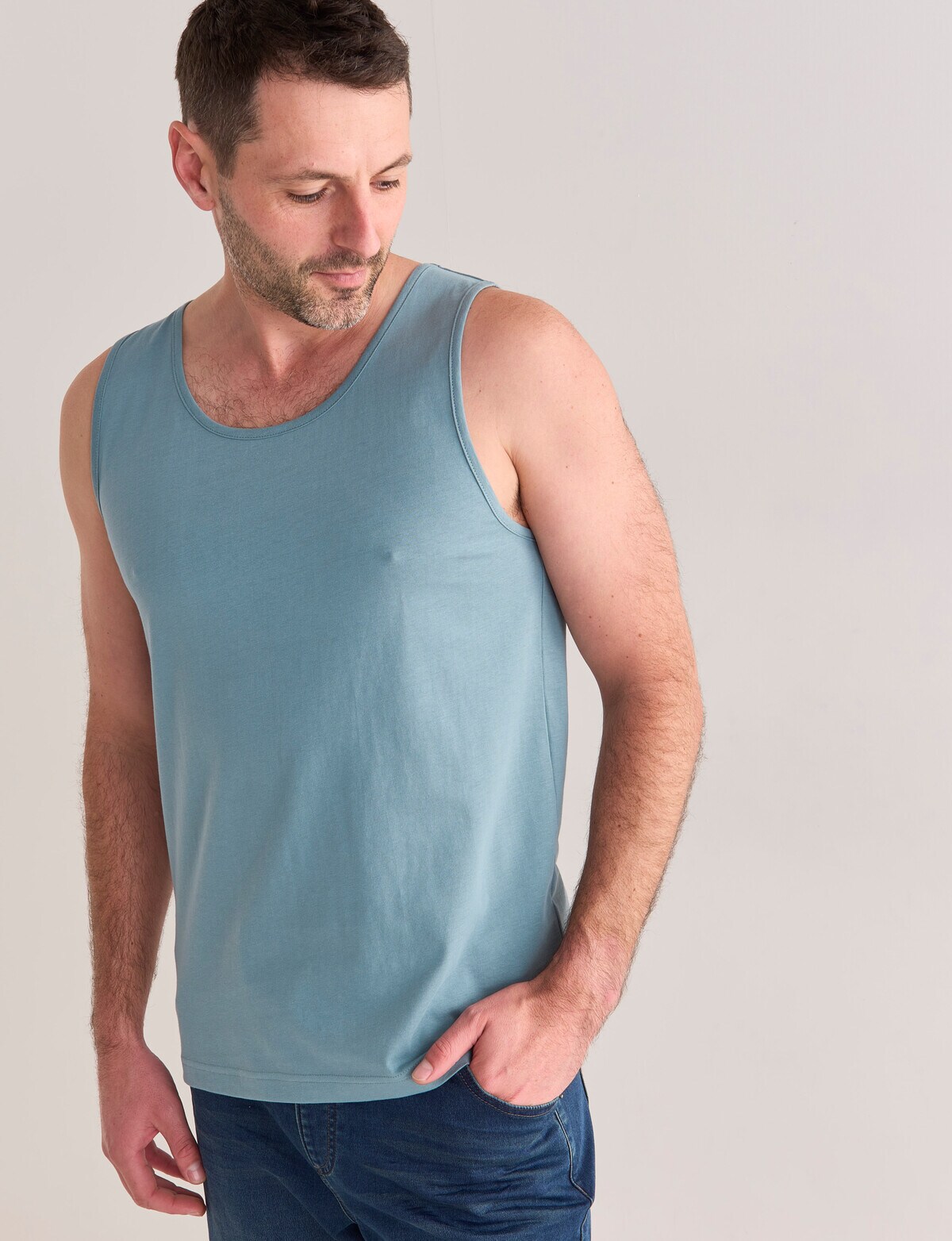 Chisel Ultimate Singlet, Teal - T-shirts, Singlets & Polos