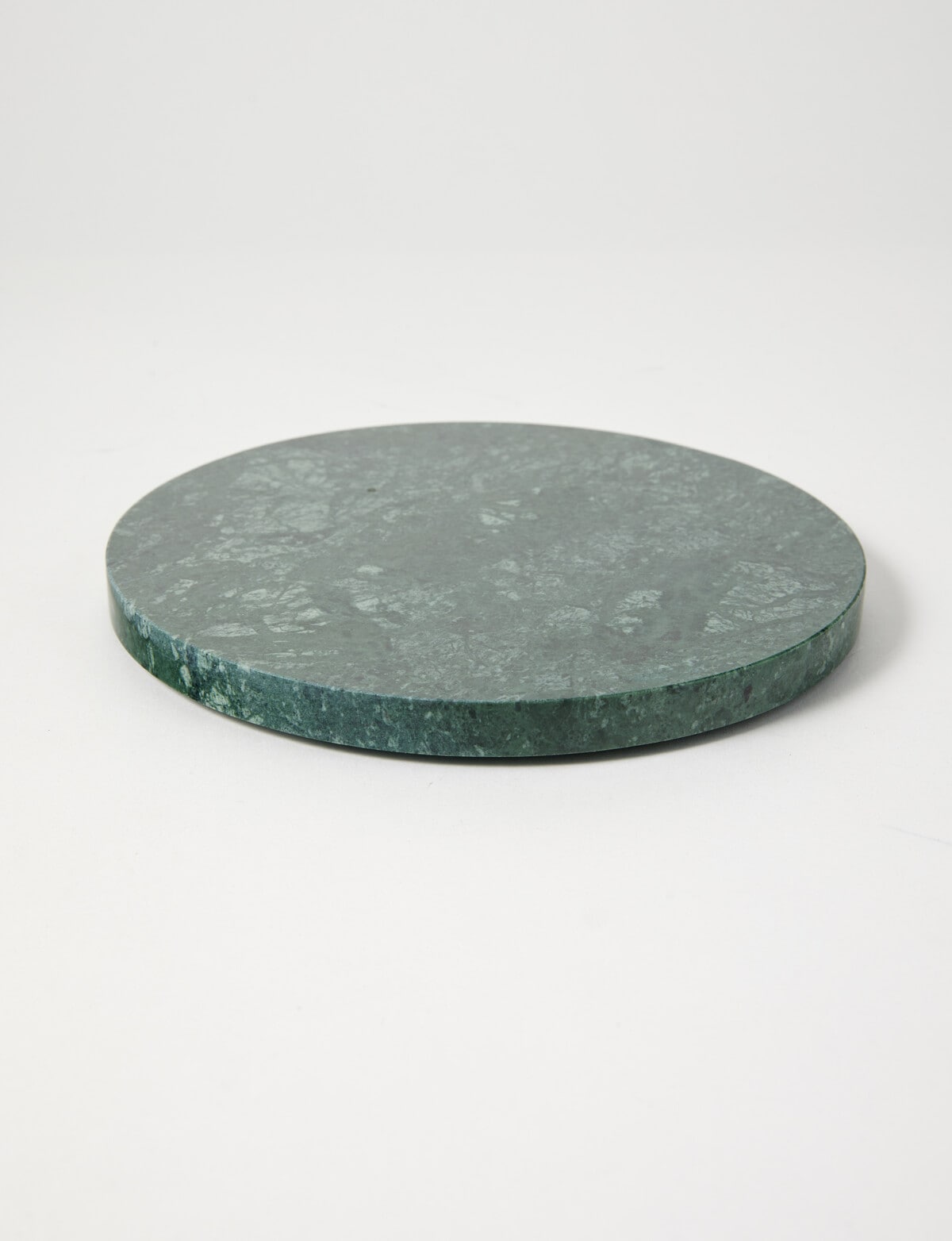 Amy Piper Mia Marble Trivet, 18cm, Green - Table Accessories