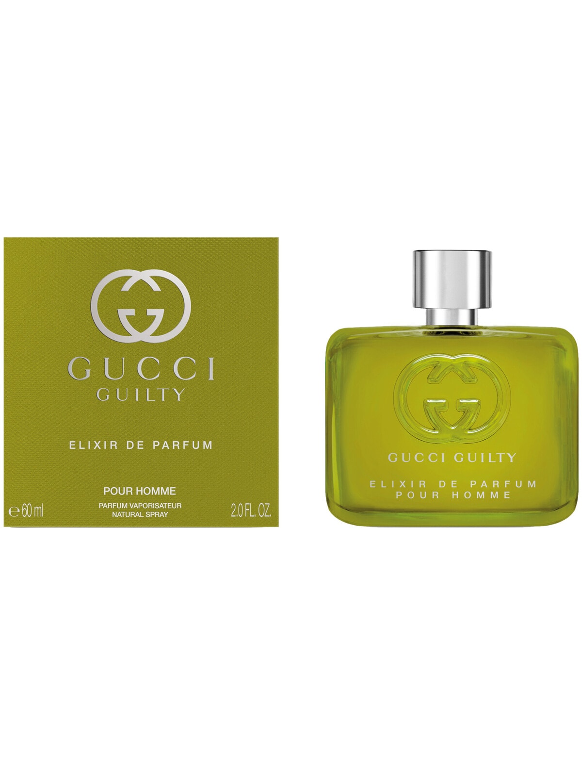 Gucci Guilty Elixir de Parfum for Men, 60ml - Men's Aftershaves & Cologne