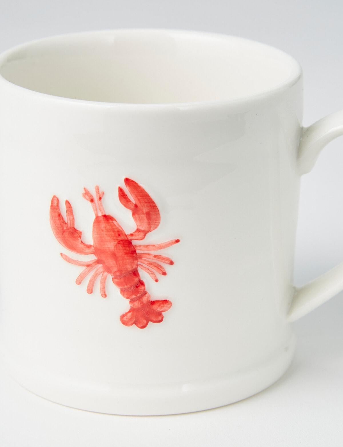 Bosa Coastal Lobster Mug, 12cm, Cream - Mugs