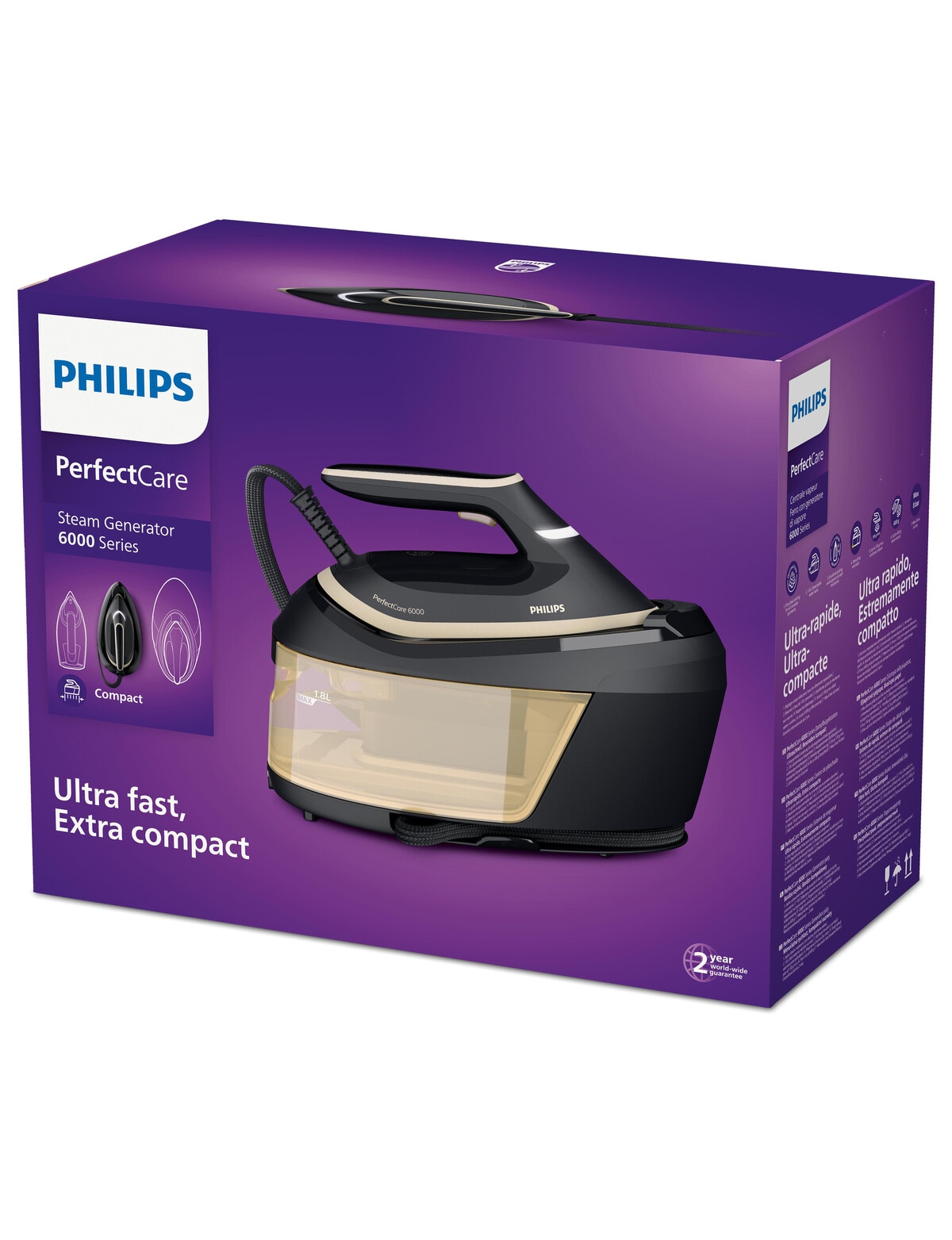 Philips PerfectCare 6000 Series Steam Generator, PSG6064/80 - Irons