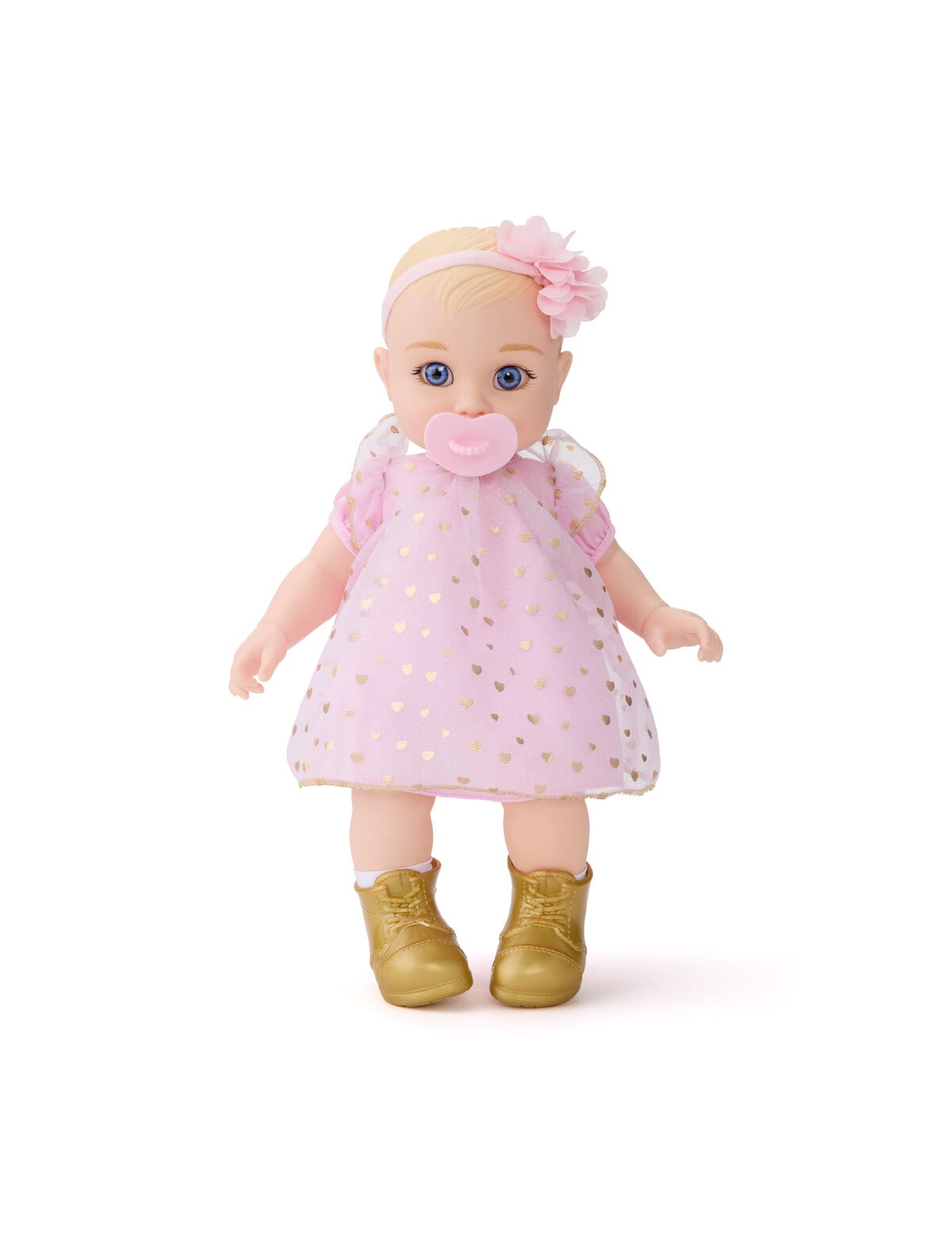 FAO Schwarz Cuddle Baby Doll, Blonde, 35cm - Dolls & Accessories