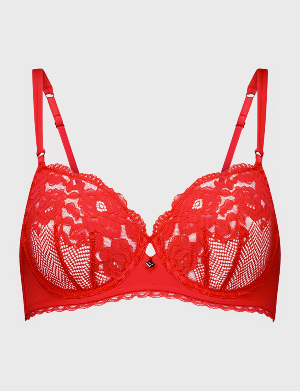 Me By Bendon Delightfully So Underwire Bra, Salsa Red, B-G - Lingerie ...