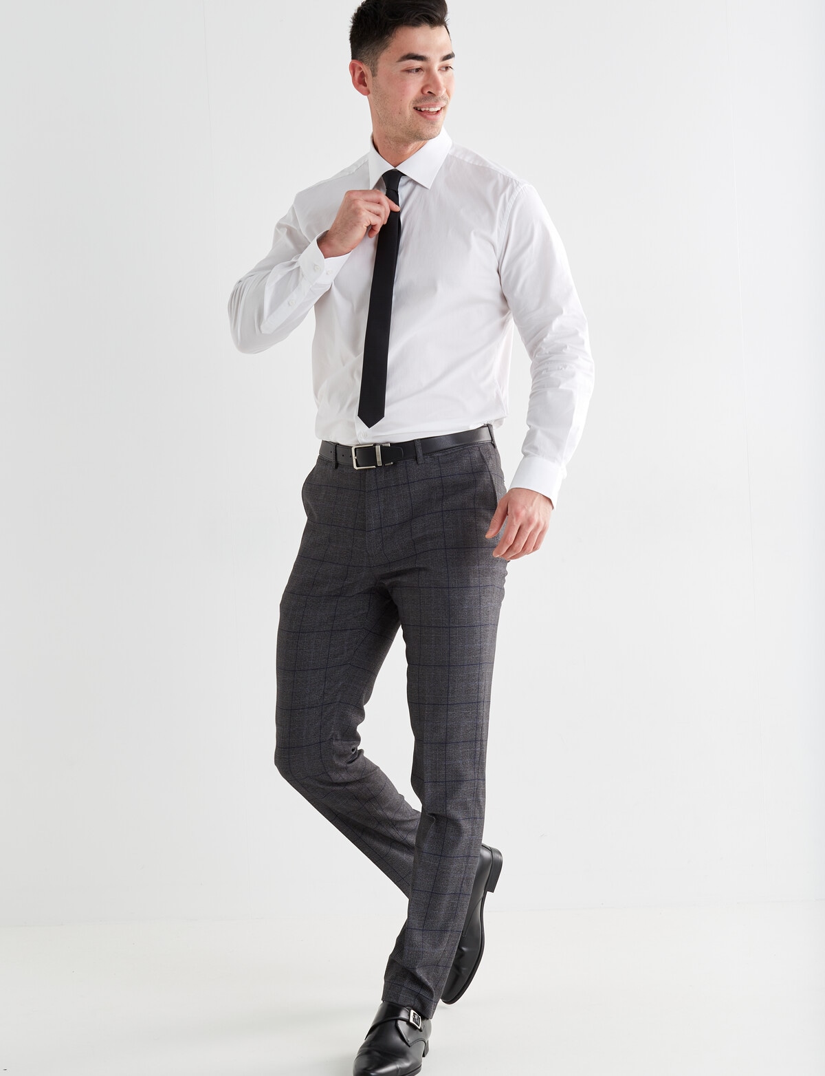 Laidlaw + Leeds Stretch Long Sleeve Shirt, White - Formal Shirts