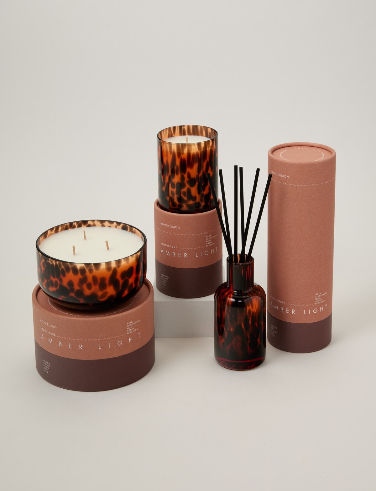 Home Fusion Atmosphere Amber Light Diffuser - Candles & Home Fragrance