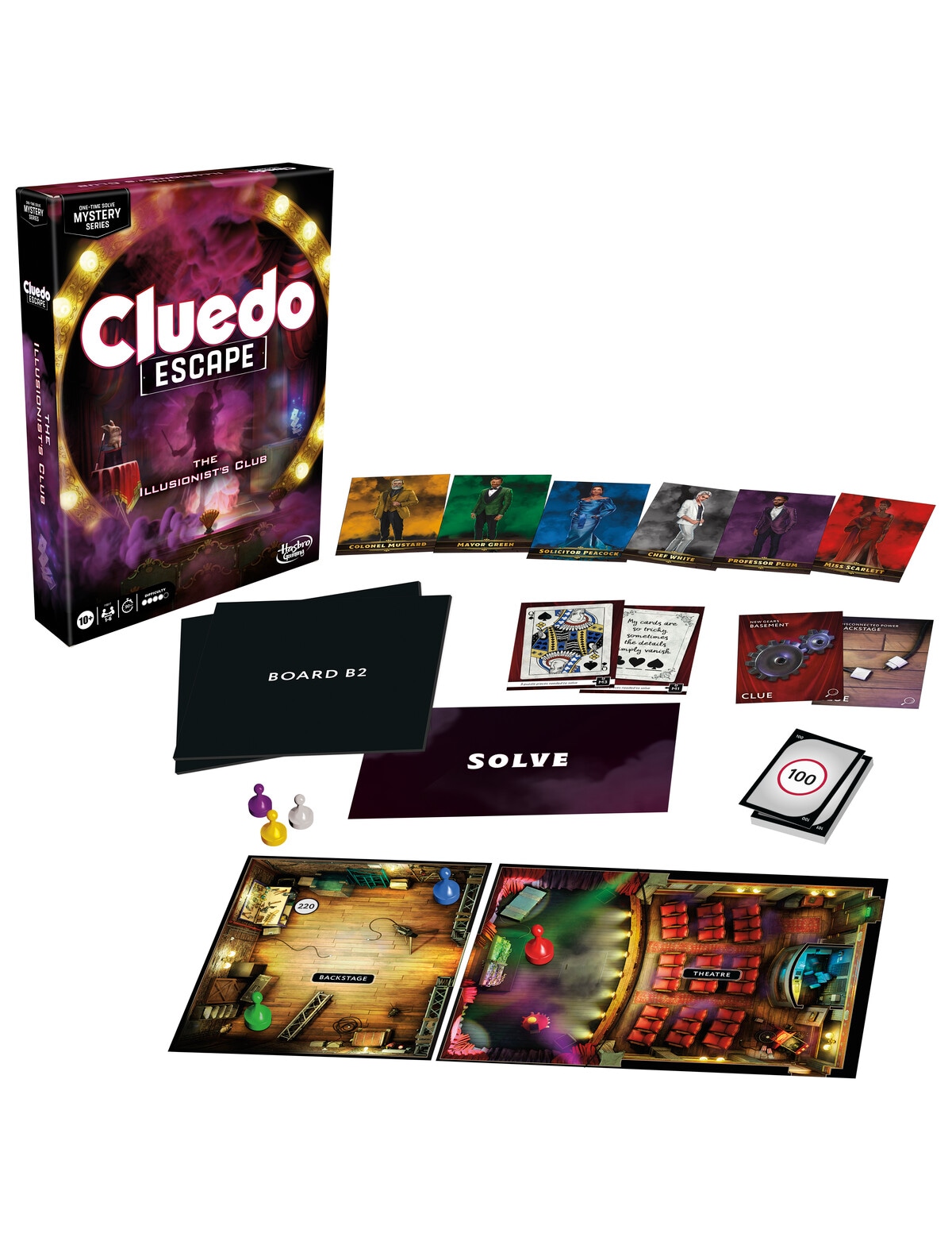 Hasbro Games Cluedo Escape - The Illusionists Club - Games, Cards & Puzzles