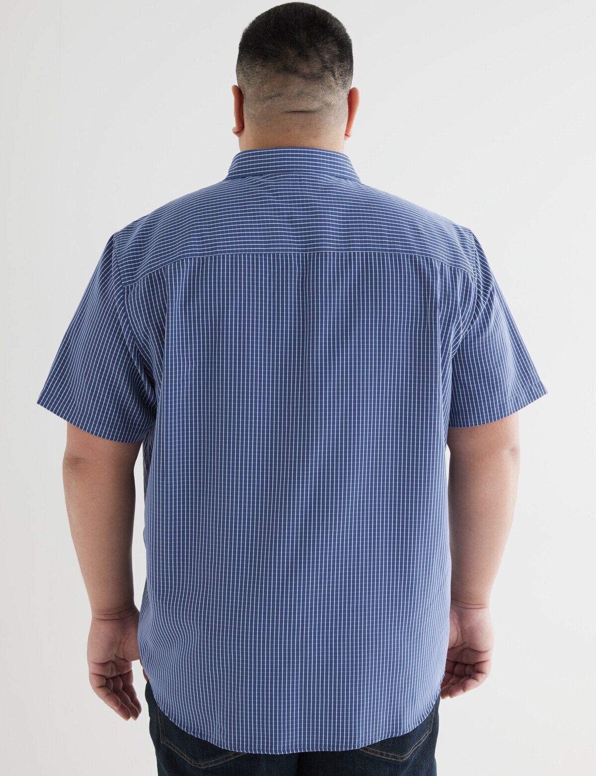 Chisel King Size Soft Touch Short Sleeve Shirt, Dark Blue - Casual Shirts