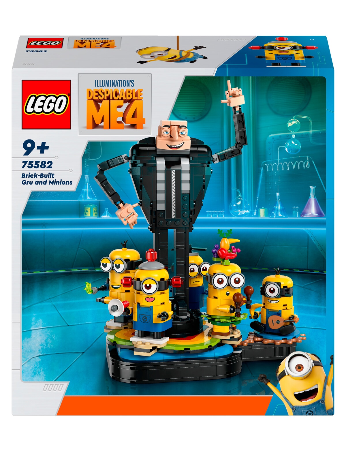 LEGO Minions Brick-Built Gru and Minions,75582 - Lego & Construction