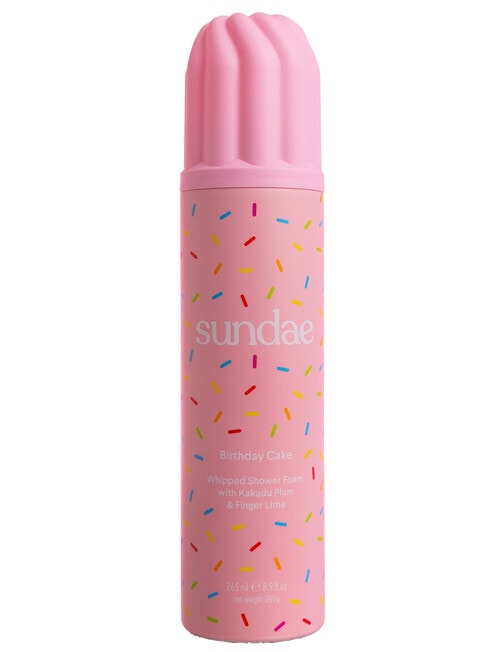 Sundae Whipped Shower Foam, Birthday Cake - Bath & Shower Care